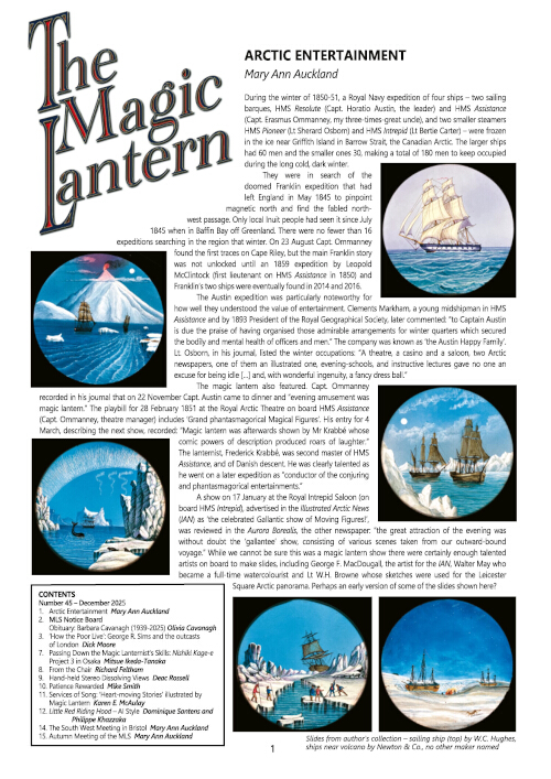 The Magic Lantern: The Magic Lantern Society