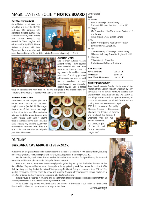 The Magic Lantern: The Magic Lantern Society