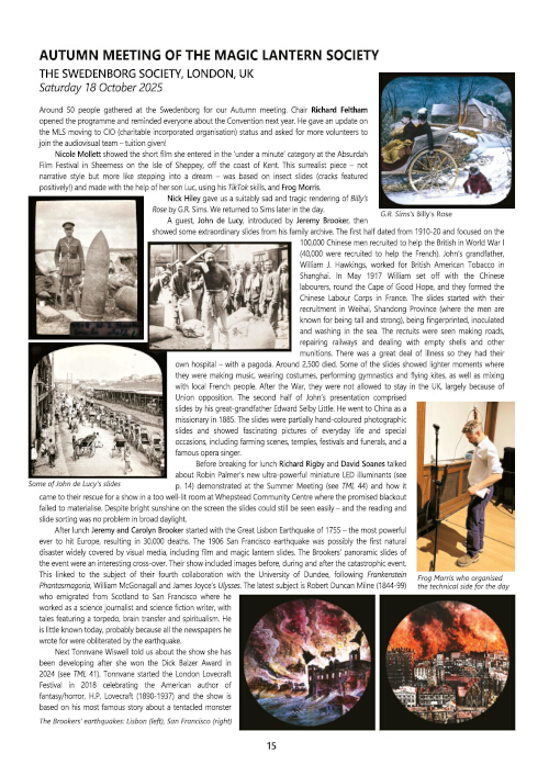 The Magic Lantern: The Magic Lantern Society